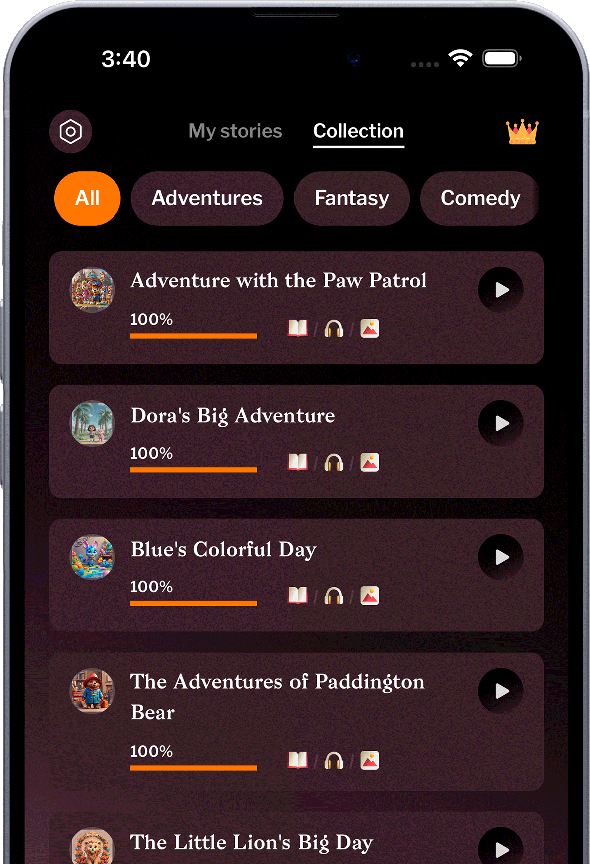 Your own AI powered Fairy Tales with Images, Audio and Video