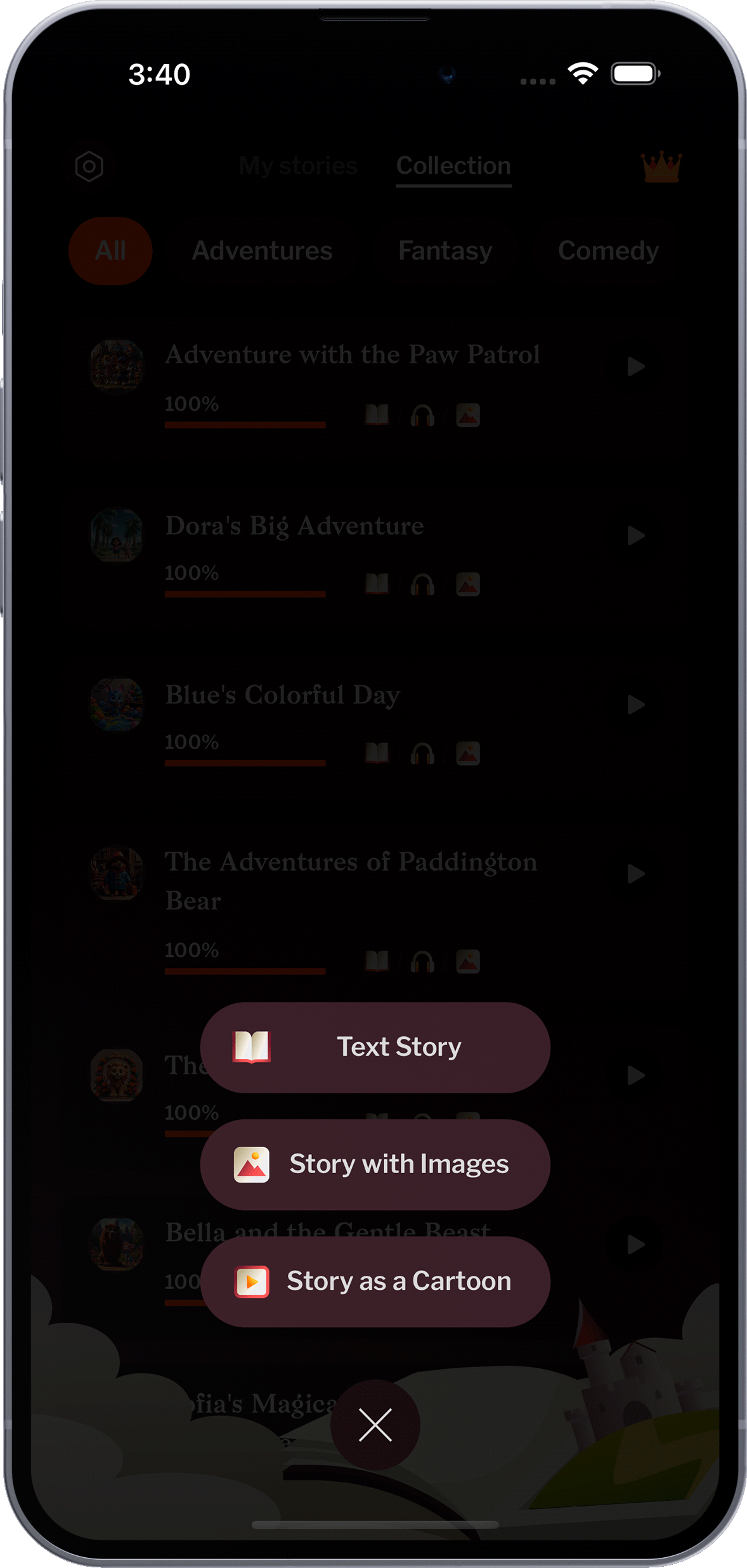 Your own AI powered Fairy Tales with Images, Audio and Video