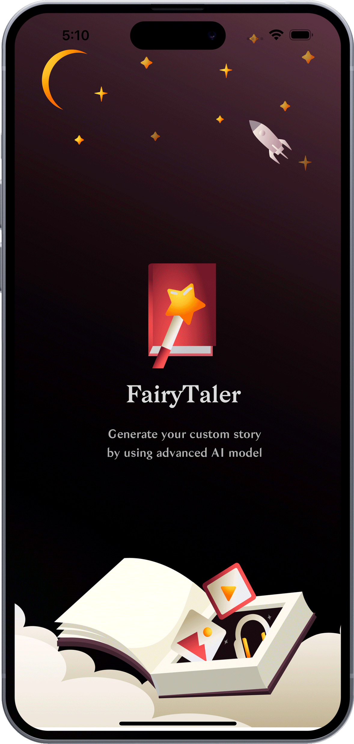 Your own AI powered Fairy Tales with Images, Audio and Video